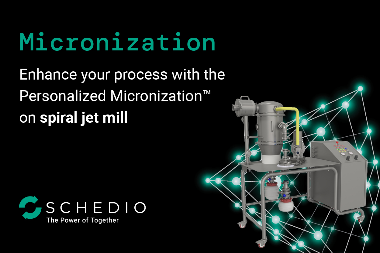 Schedio Personalized Micronization | Schedio SA | CPHI Online
